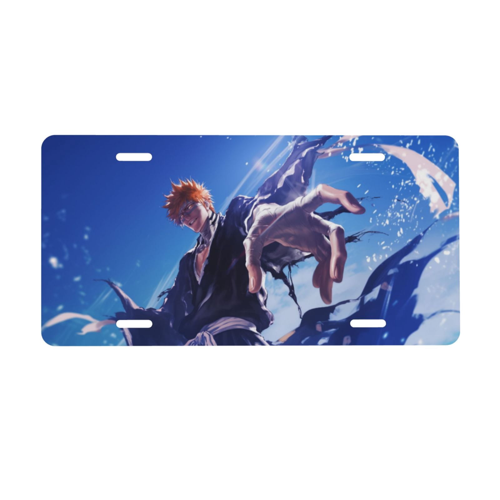 Bleach Kurosaki Ichigo License Plate, Car Front License Plates With 4 ...
