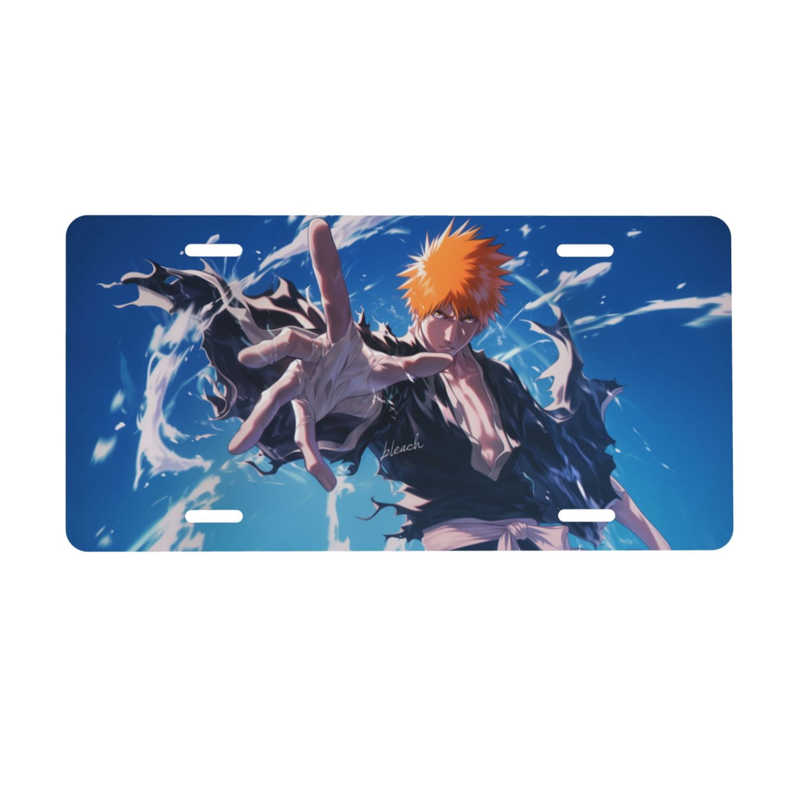 Bleach Kurosaki Ichigo License Plate, Car Front License Plates With 4 ...