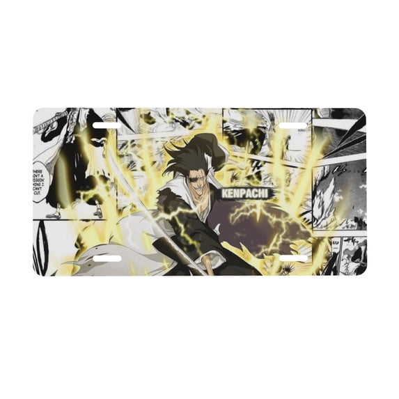 Bleach Kurosaki Ichigo License Plate, Car Front License Plates With 4 ...
