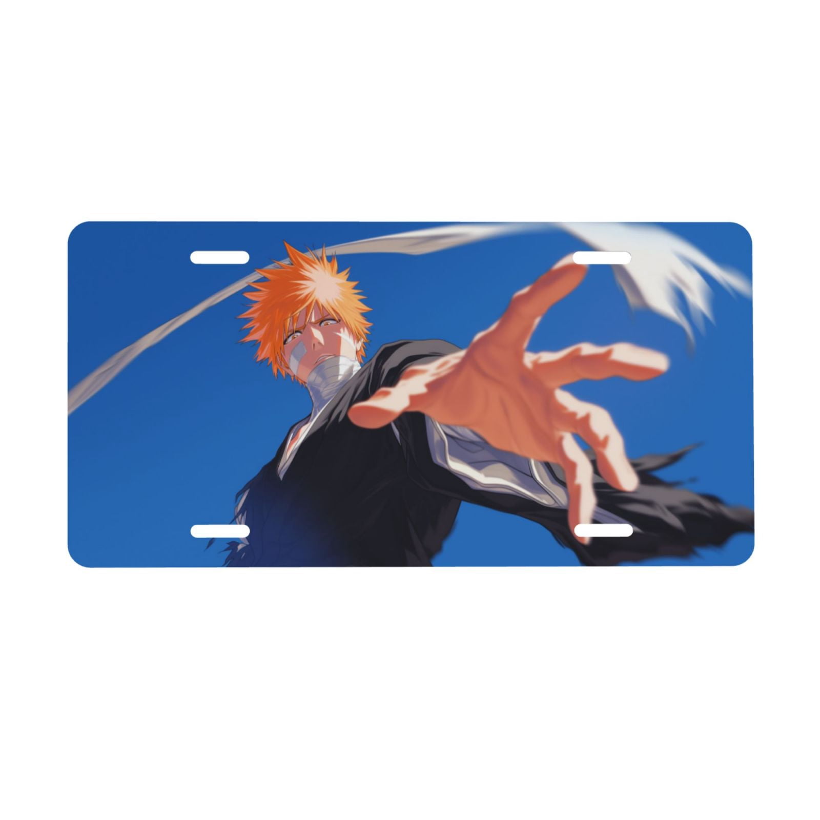 Bleach Kurosaki Ichigo License Plate, Car Front License Plates With 4 ...