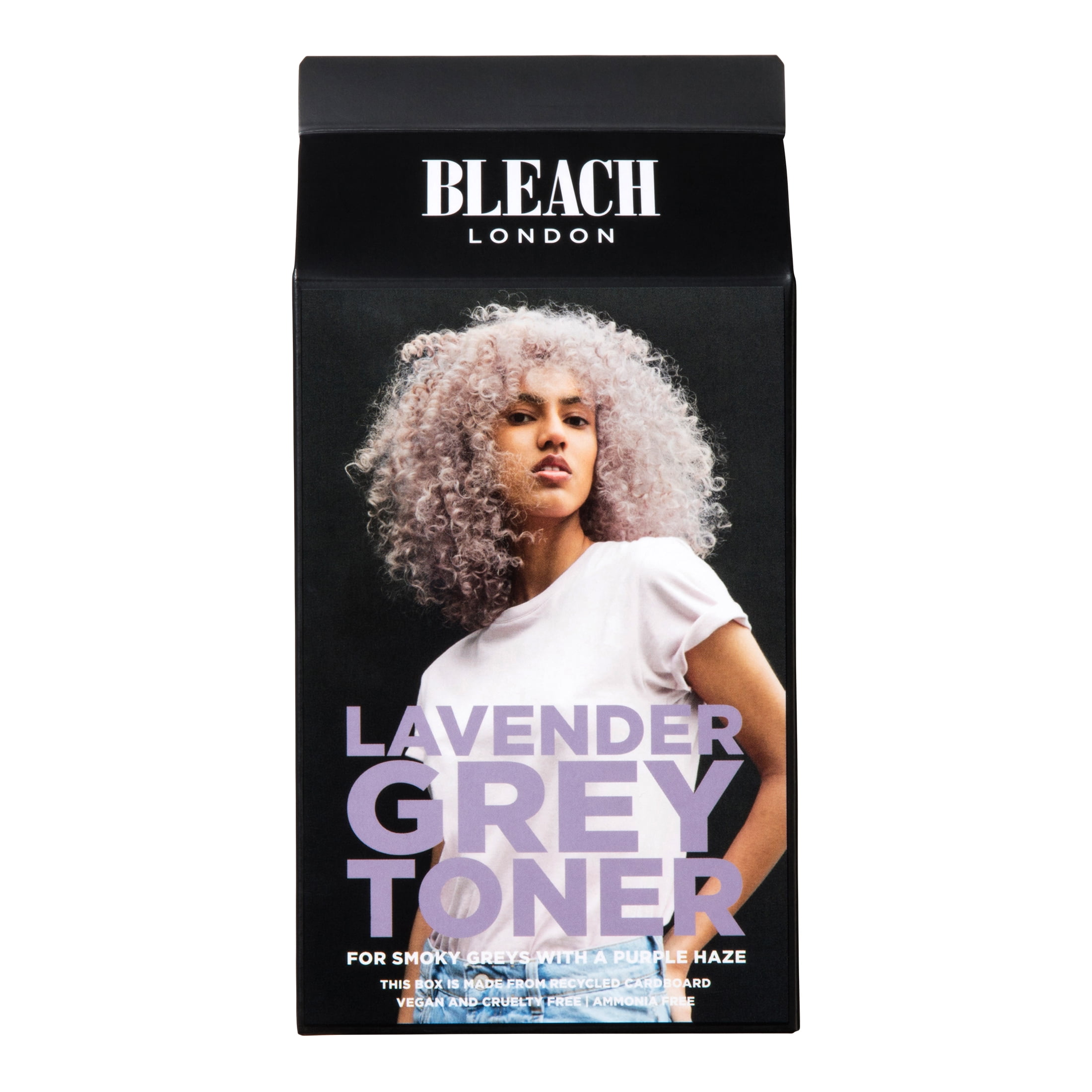 Bleach London Lavender Grey Toner Box Kit, Semi-Permanent Dye for ...