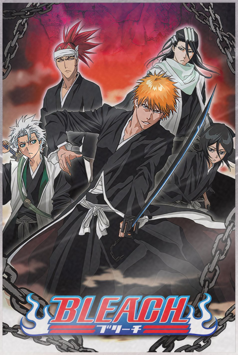 Bleach - Manga Anime TV Show Poster (Group - Chained) (Size: 24" x 36 ...