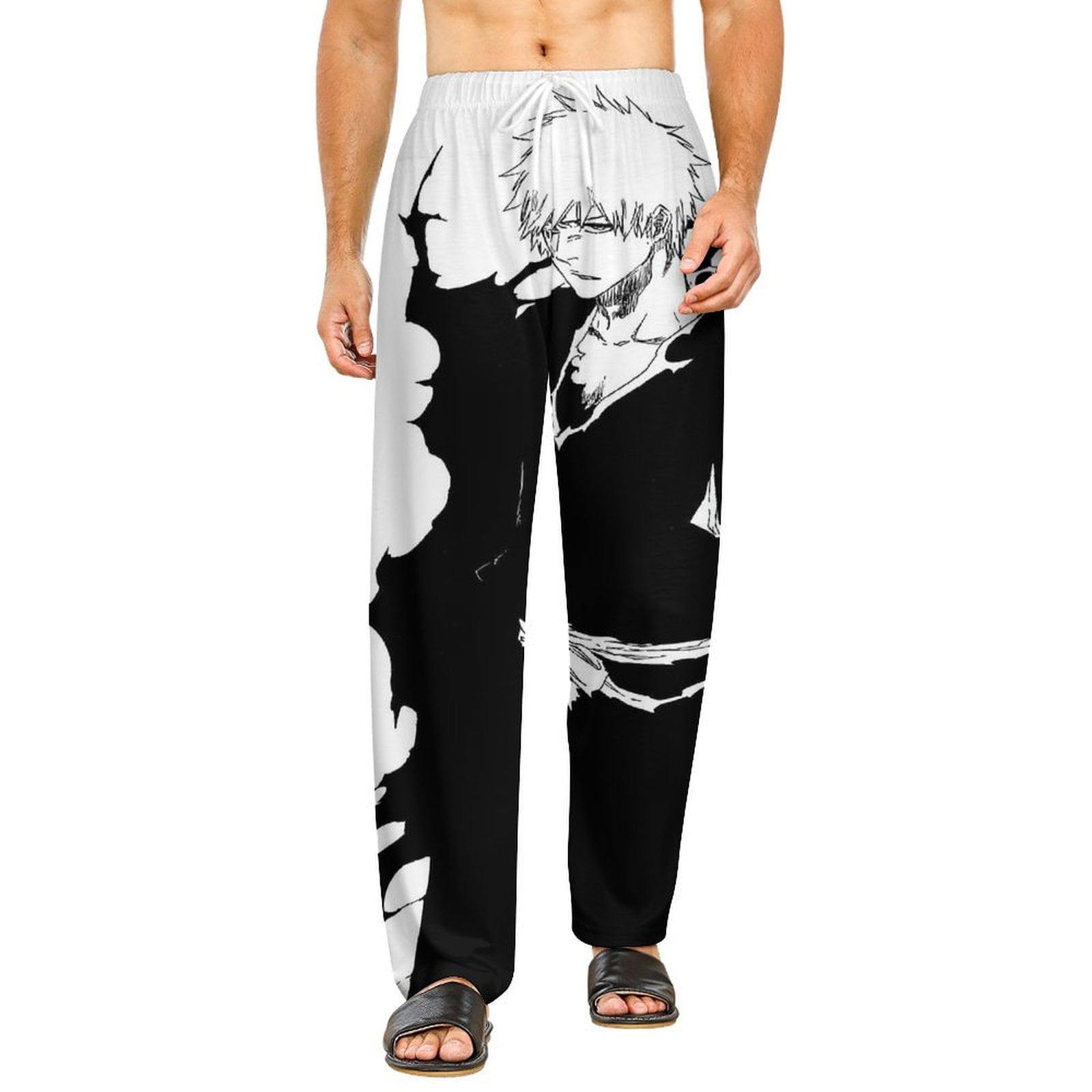 Bleach Pajama Pants for Men Women Funny All Over Print Adult Couple ...