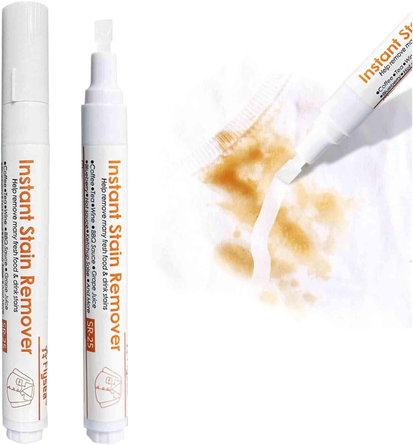 Bleach Pen, Stain Remover Pen for Clothes, Instant Stain Remover Stick ...