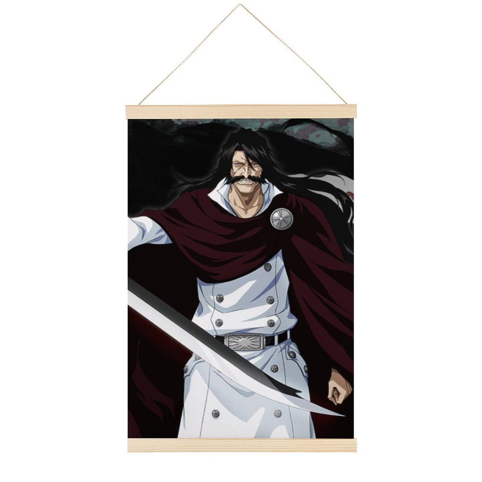 Bleach Poster Hanger Art, Japanese Anime Scroll Poster, Wood Magnet ...