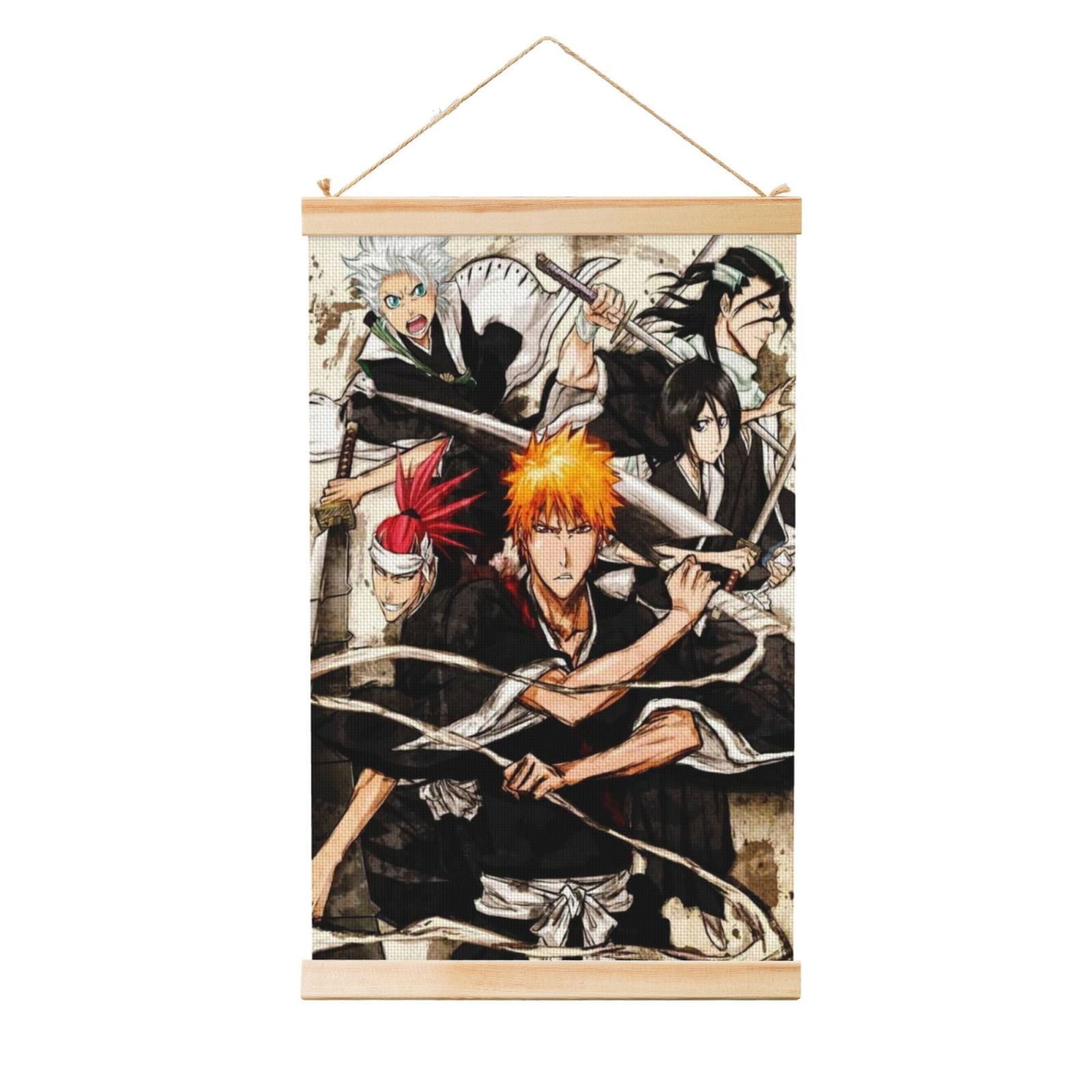 Bleach Posters Wall Hanging Wooden Shaft Poster Wall Art Aesthetic ...