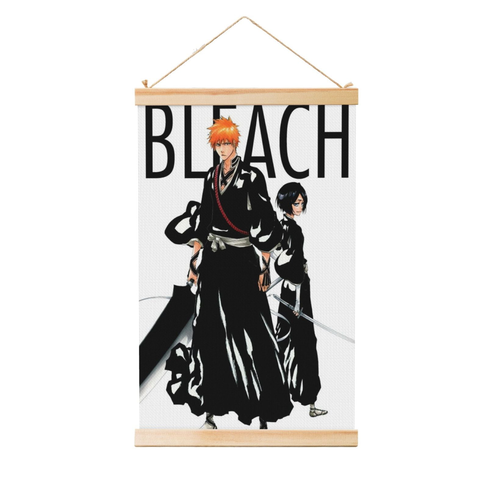Bleach Posters Wall Hanging Wooden Shaft Poster Wall Art Aesthetic ...