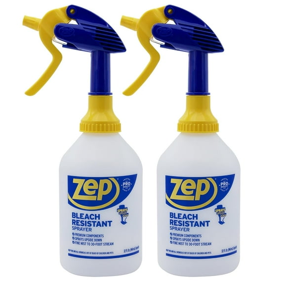 Bleach Resistant Professional Sprayer Bottle - 32 oz (Pack of 2 ...