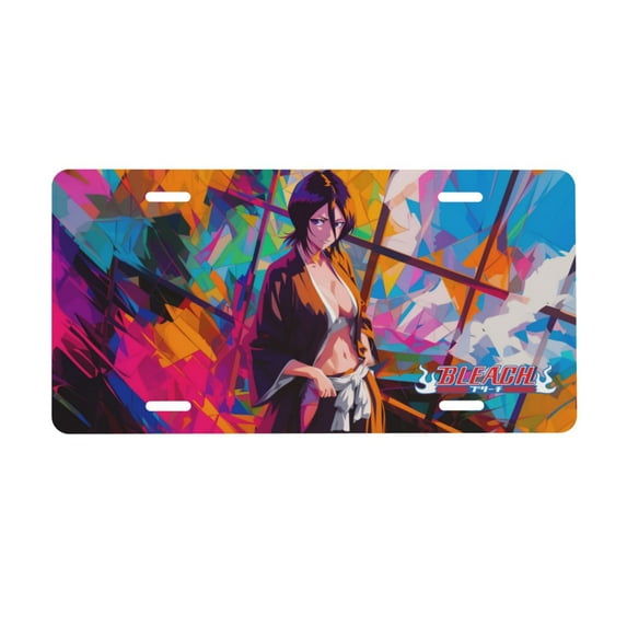 Bleach Rukia Kuchiki License Plate, Car Front License Plates With 4 ...