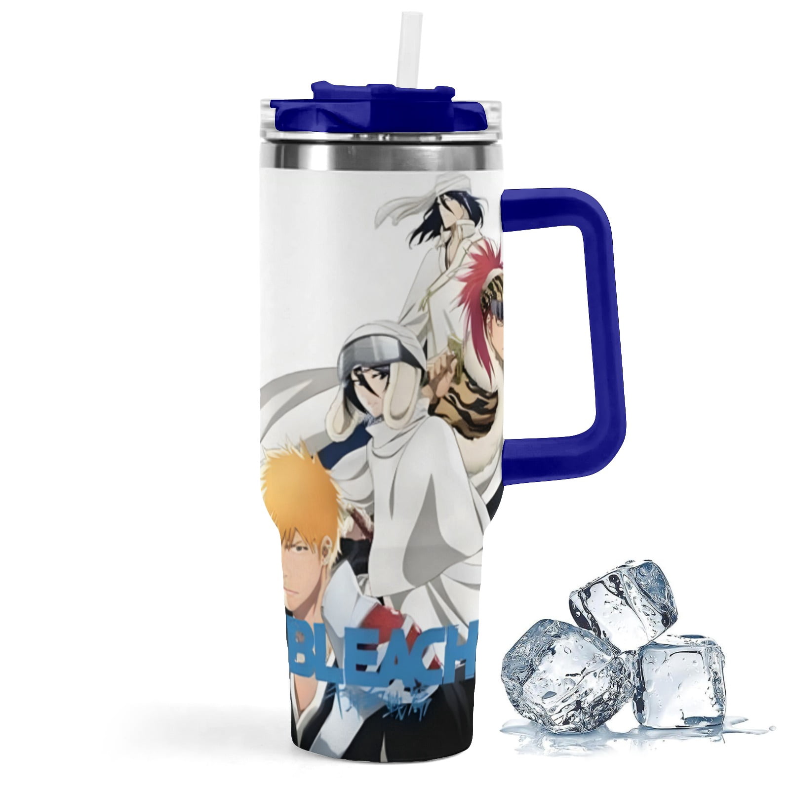 Bleach Sennen Kessen-hen Large capacity car cup has an iconic print, is ...