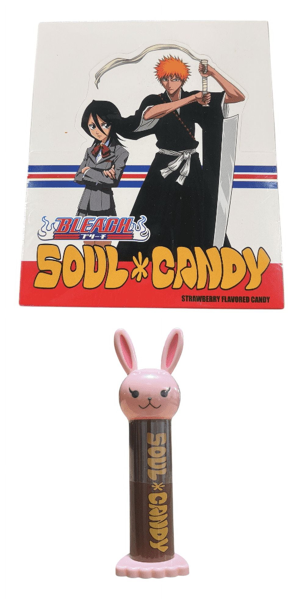 Bleach Soul Candy Strawberry Flavored Chappy Candy Dispensers (12 Pack - 1 Case) - Walmart.com