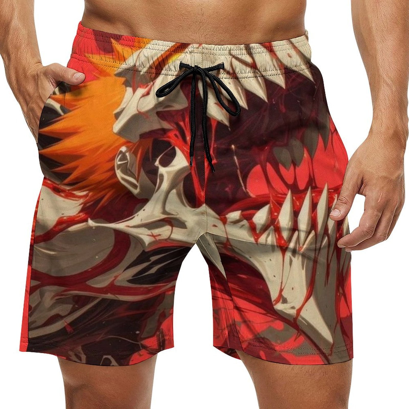 Bleach Swim Trunks Anime Cute for Men Gift 2XL Bleach Merch - Walmart.com