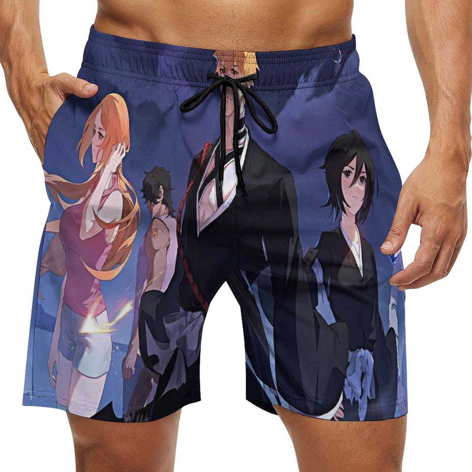 Bleach Swim Trunks Anime Cute for Men Gift 2XL Bleach Merch - Walmart.com