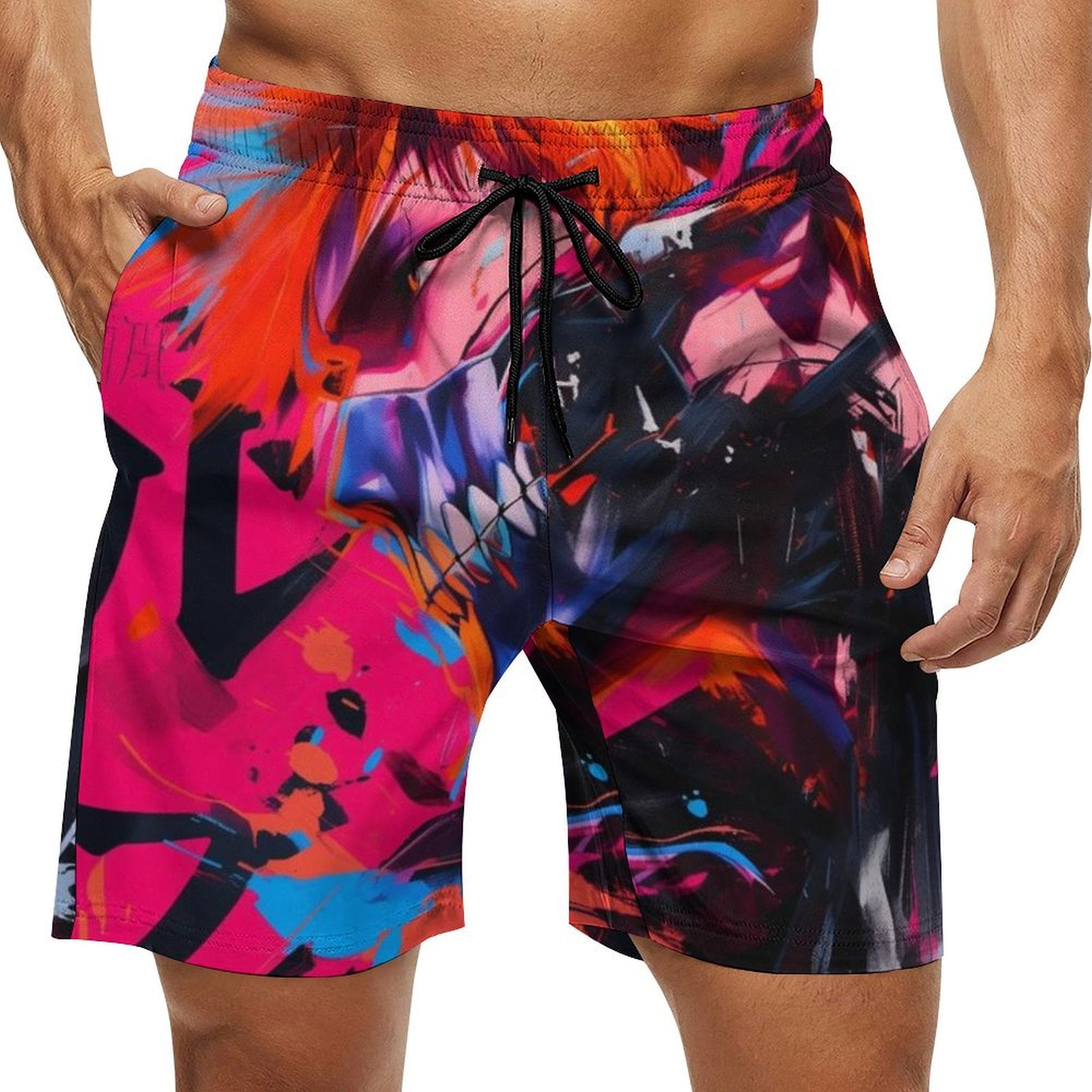 Bleach Swim Trunks Anime Cute for Men Gift 3XL Bleach Merch - Walmart.com