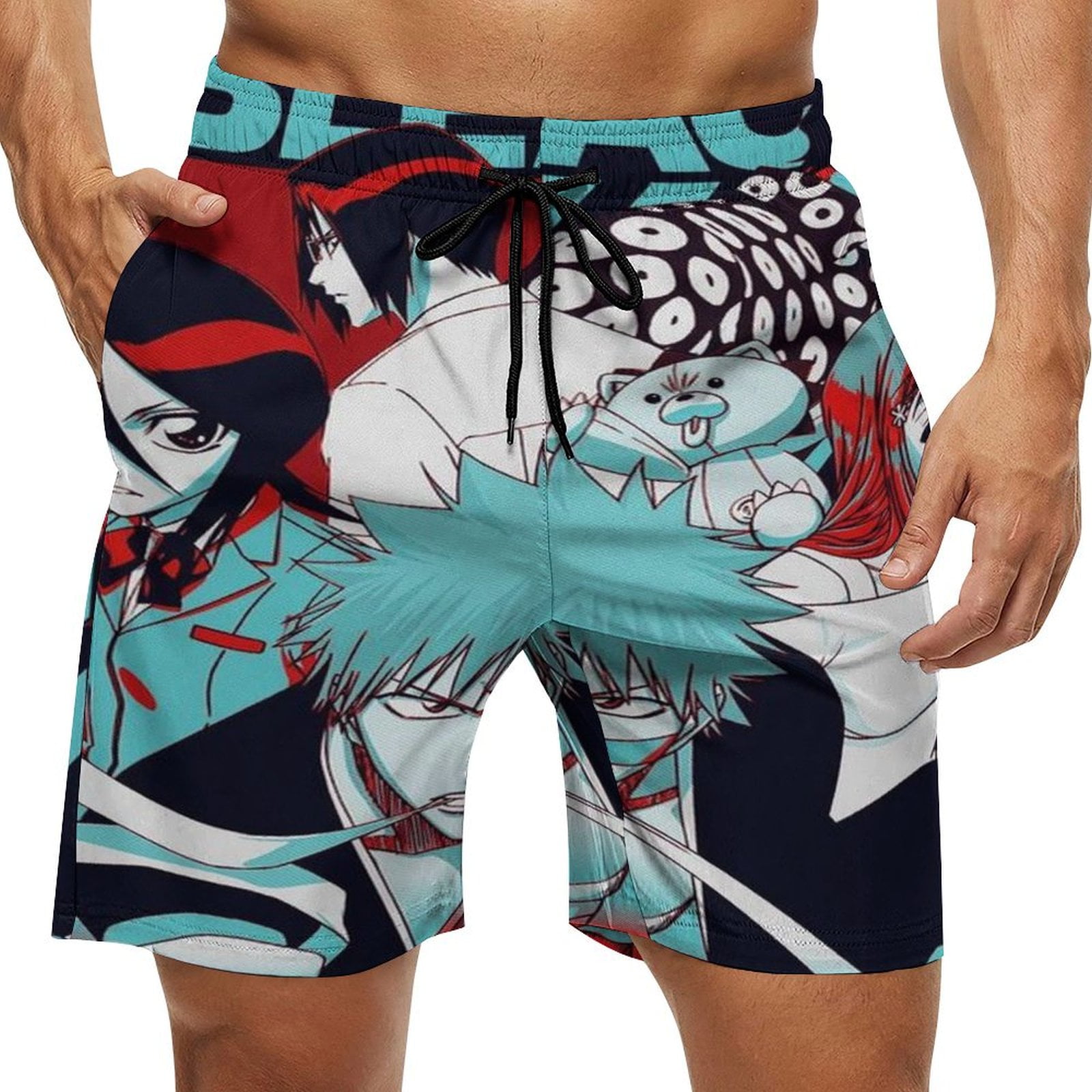 Bleach Swim Trunks Anime Cute for Men Gift L Bleach Merch - Walmart.com