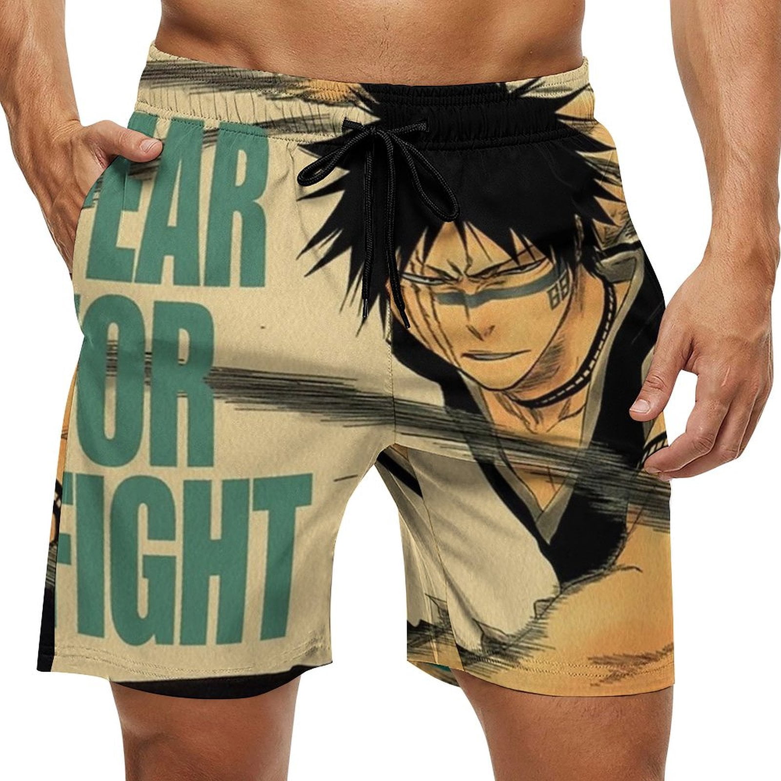 Bleach Swim Trunks Anime Cute for Men Gift L Bleach Merch - Walmart.com