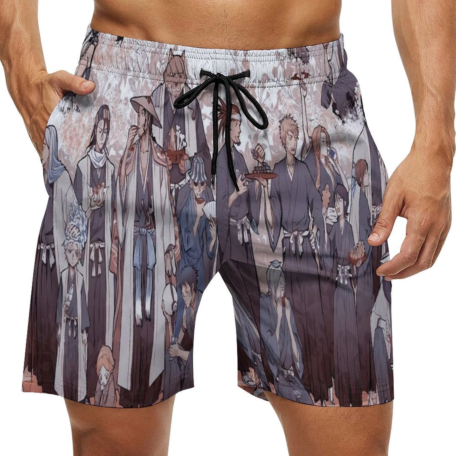 Bleach Swim Trunks Anime Cute for Men Gift M Bleach Merch - Walmart.com