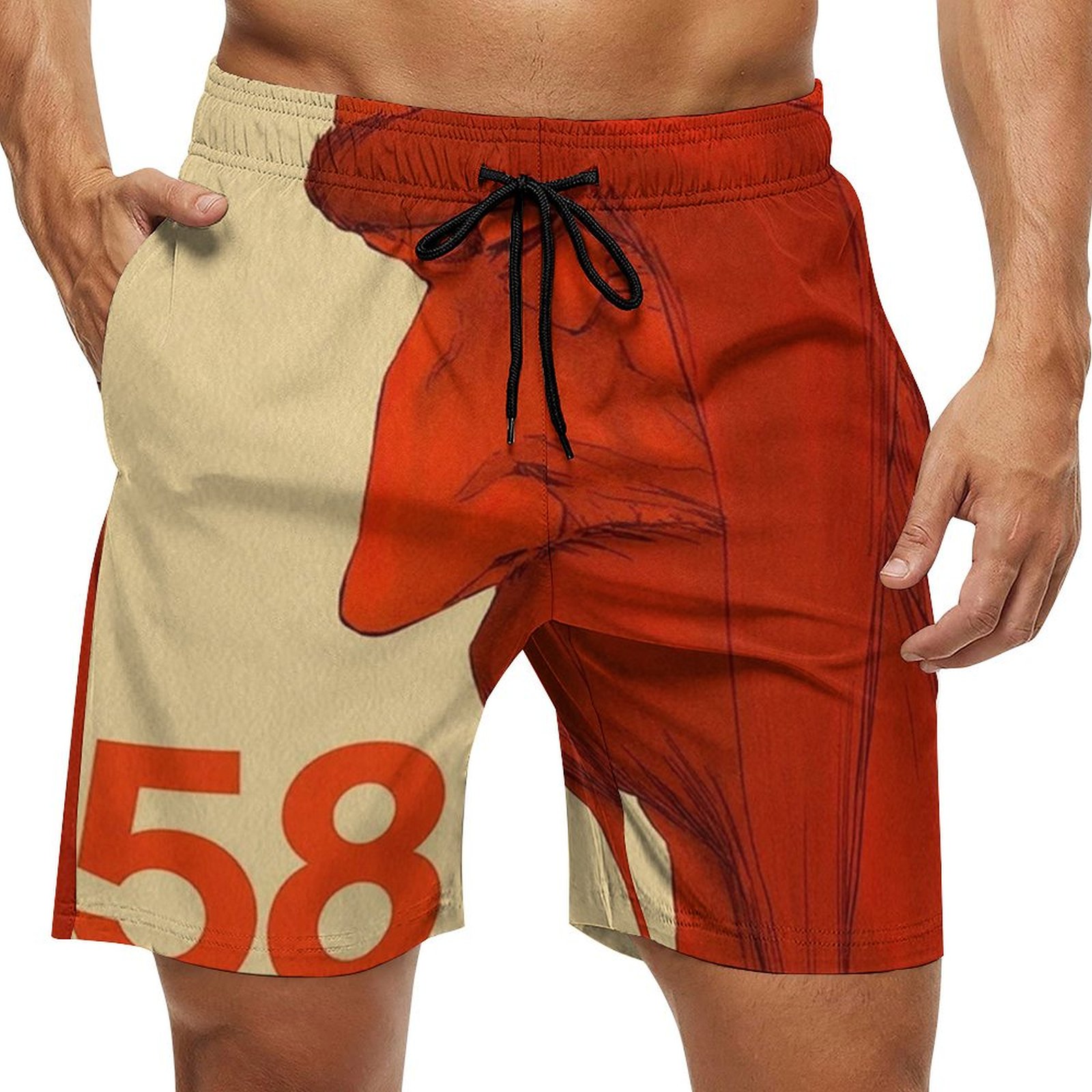 Bleach Swim Trunks Anime Cute for Men Gift M Bleach Merch - Walmart.com