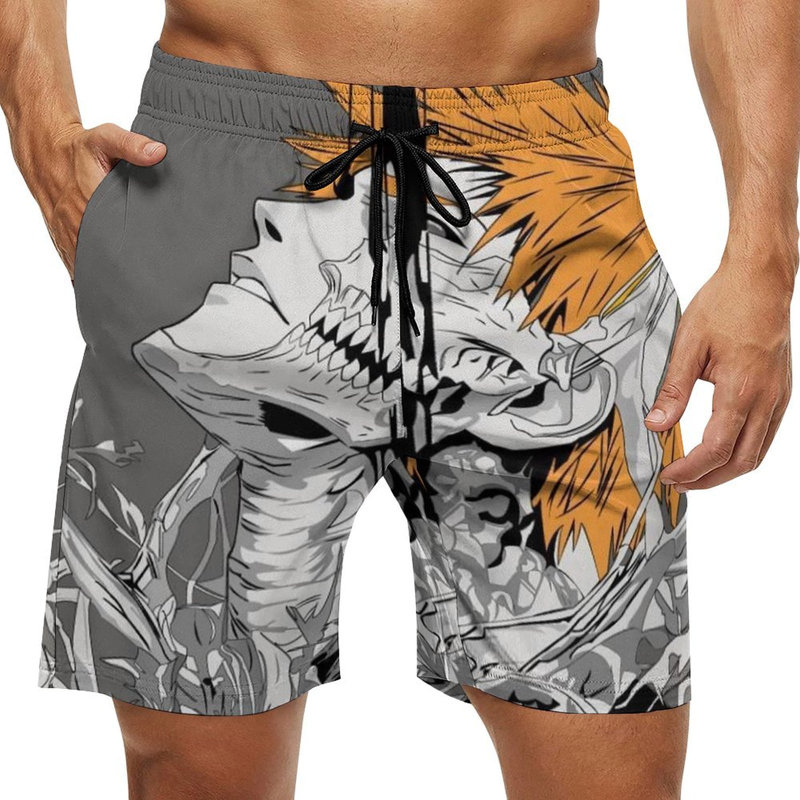 Bleach Swim Trunks Anime Cute for Men Gift M Bleach Merch - Walmart.com