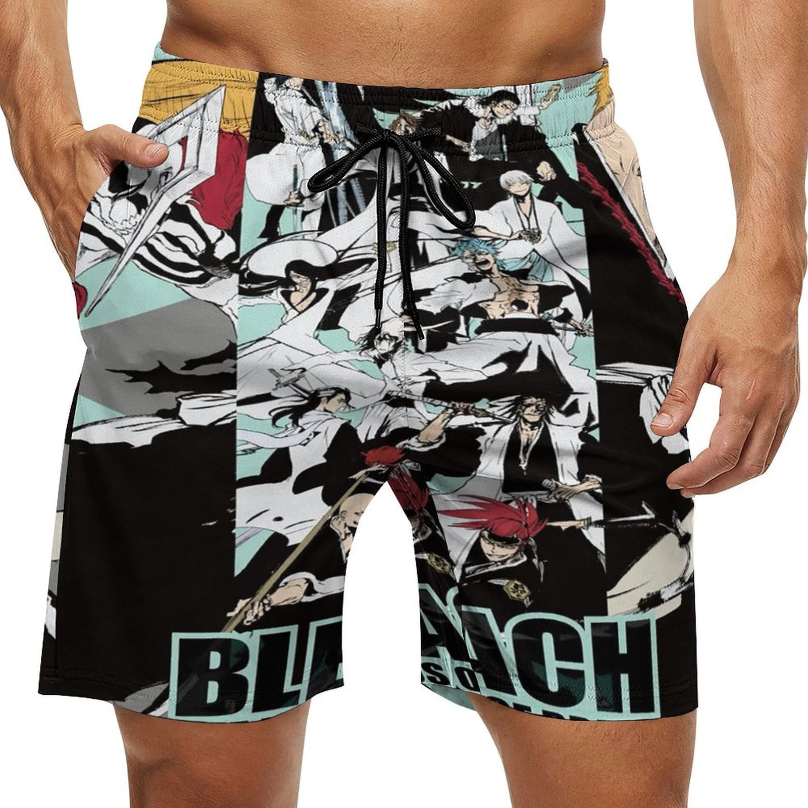 Bleach Swim Trunks Anime Cute for Men Gift M Bleach Merch - Walmart.com