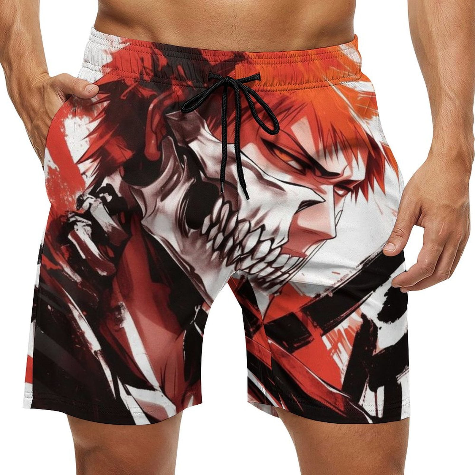 Bleach Swim Trunks Anime Cute for Men Gift M Bleach Merch - Walmart.com