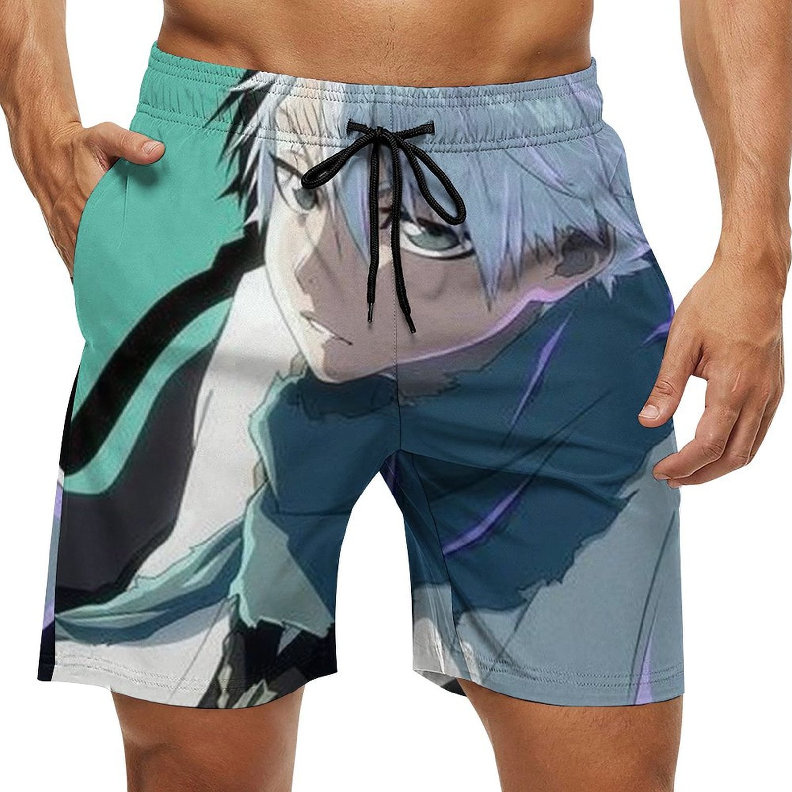 Bleach Swim Trunks Anime Cute for Men Gift M Bleach Merch - Walmart.com