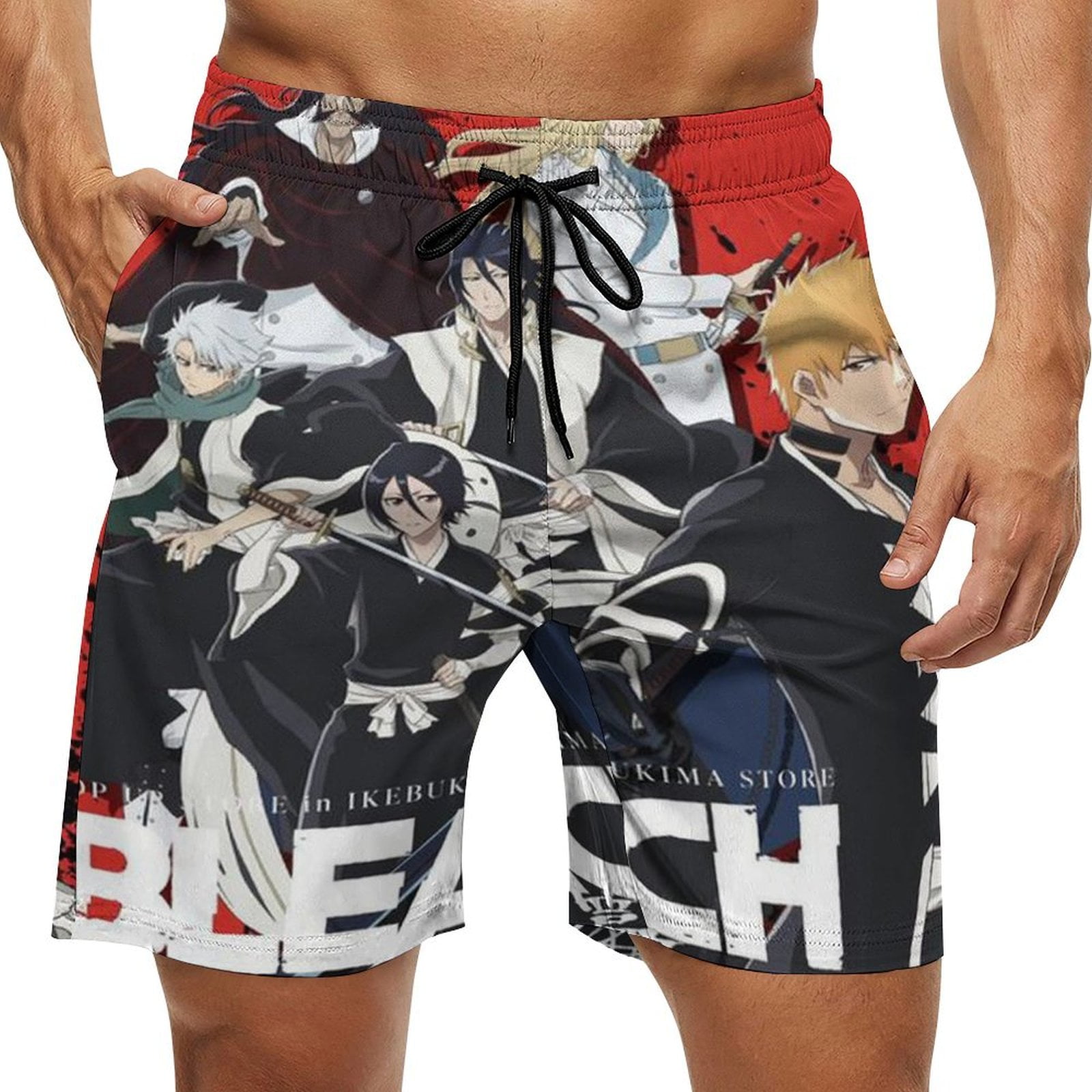 Bleach Swim Trunks Anime Cute for Men Gift M Bleach Merch - Walmart.com