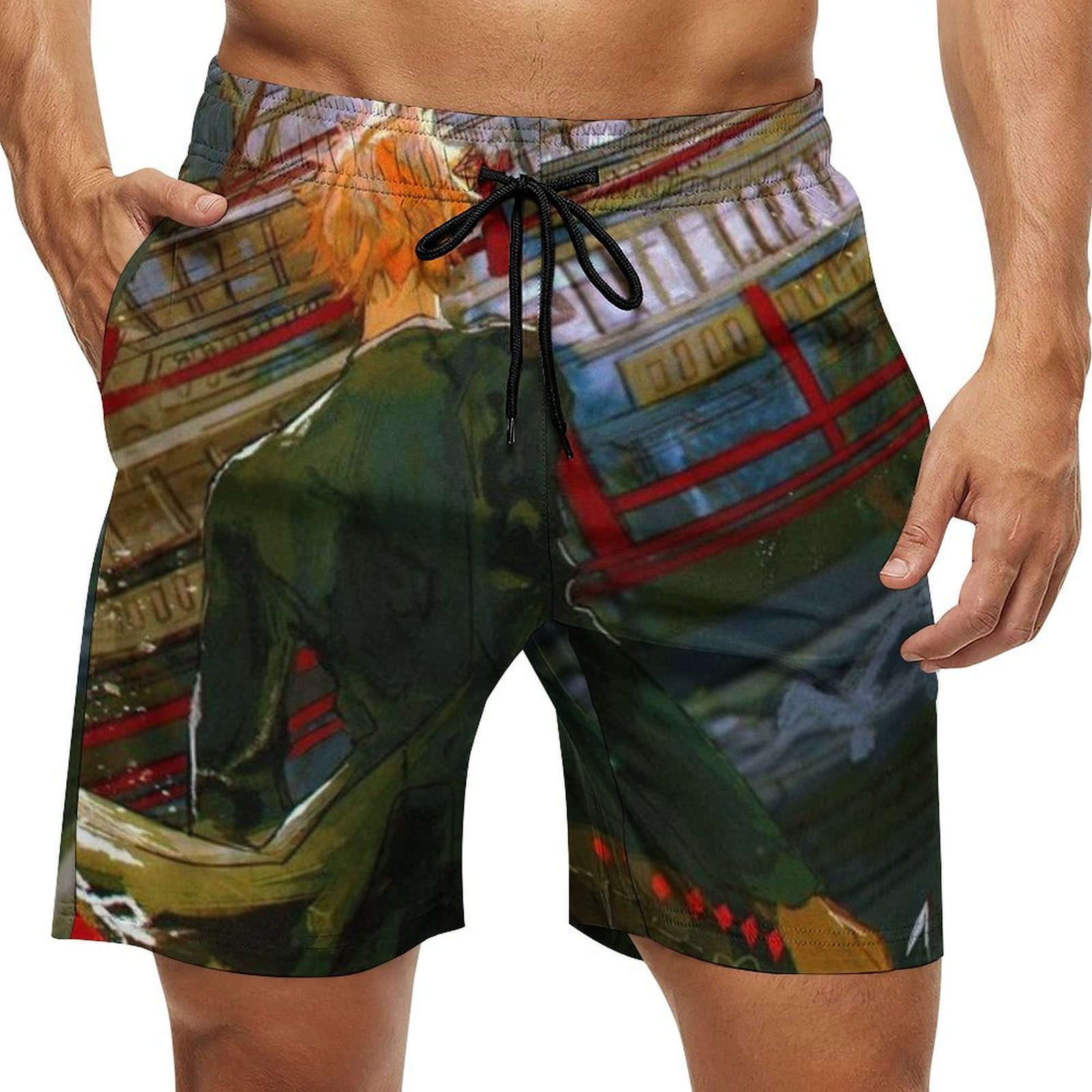 Bleach Swim Trunks Anime Cute for Men Gift S Bleach Merch - Walmart.com
