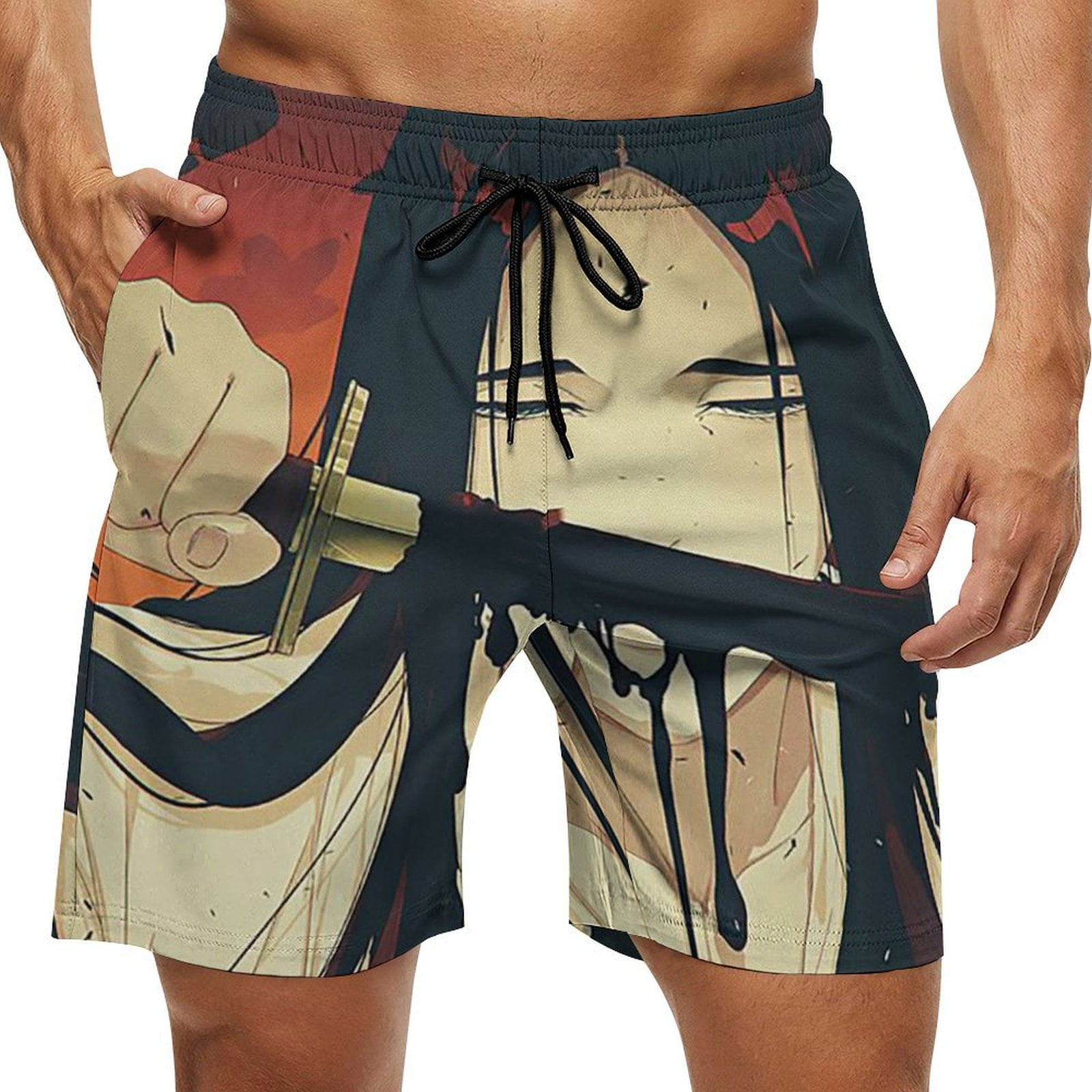 Bleach Swim Trunks Anime Cute for Men Gift XL Bleach Merch - Walmart.com