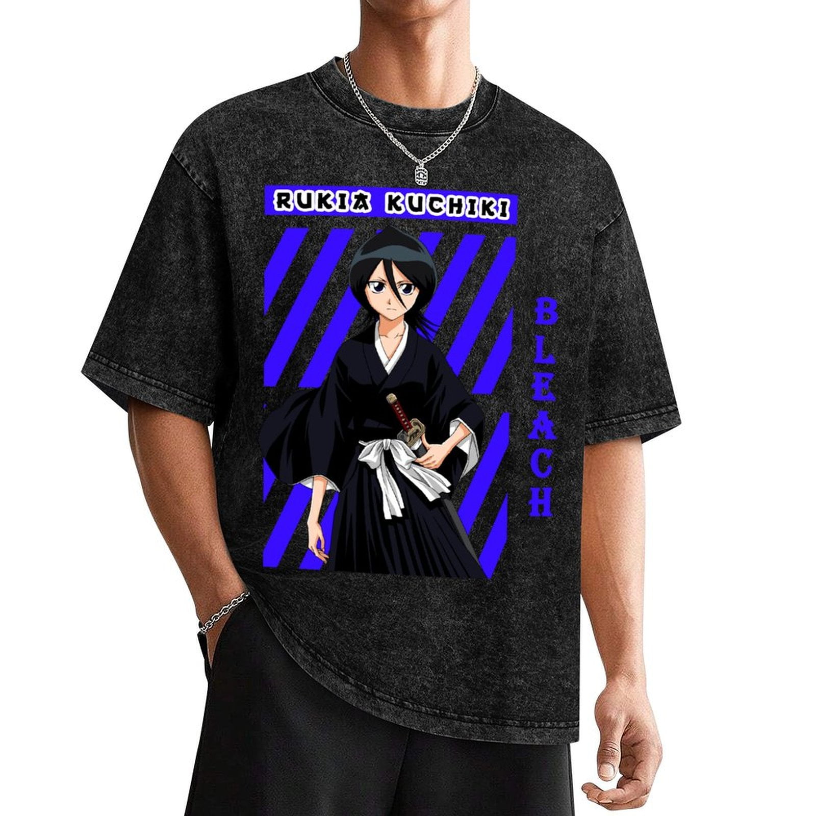Bleach T-Shirt, Anime T-Shirts for Men Women, Unisex Retro Crew Neck T ...