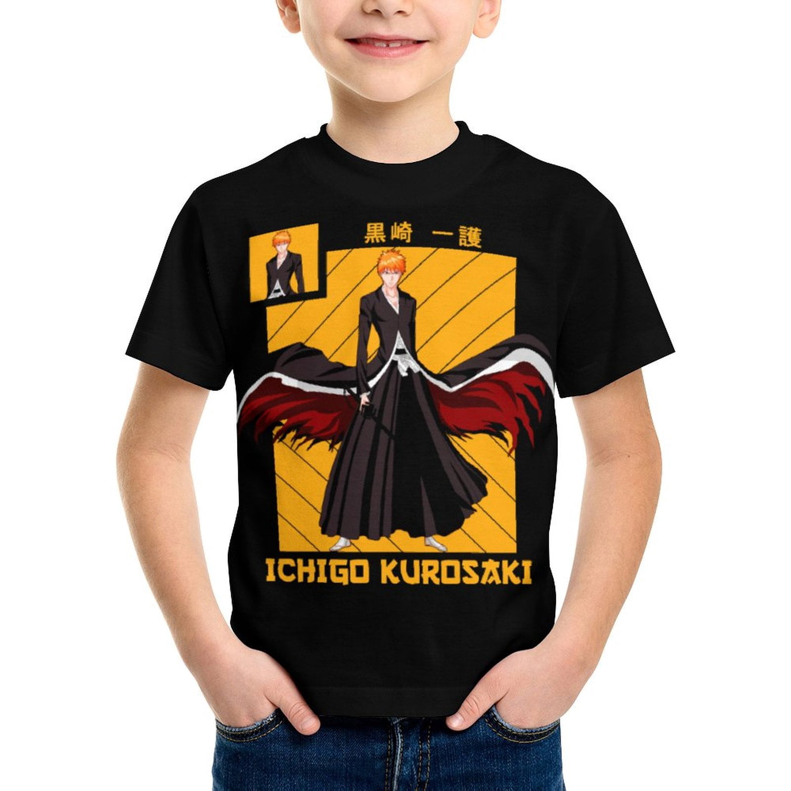 Bleach T-Shirt for Boys Girls, Kids Anime Crew Neck Tops, Lightweight ...