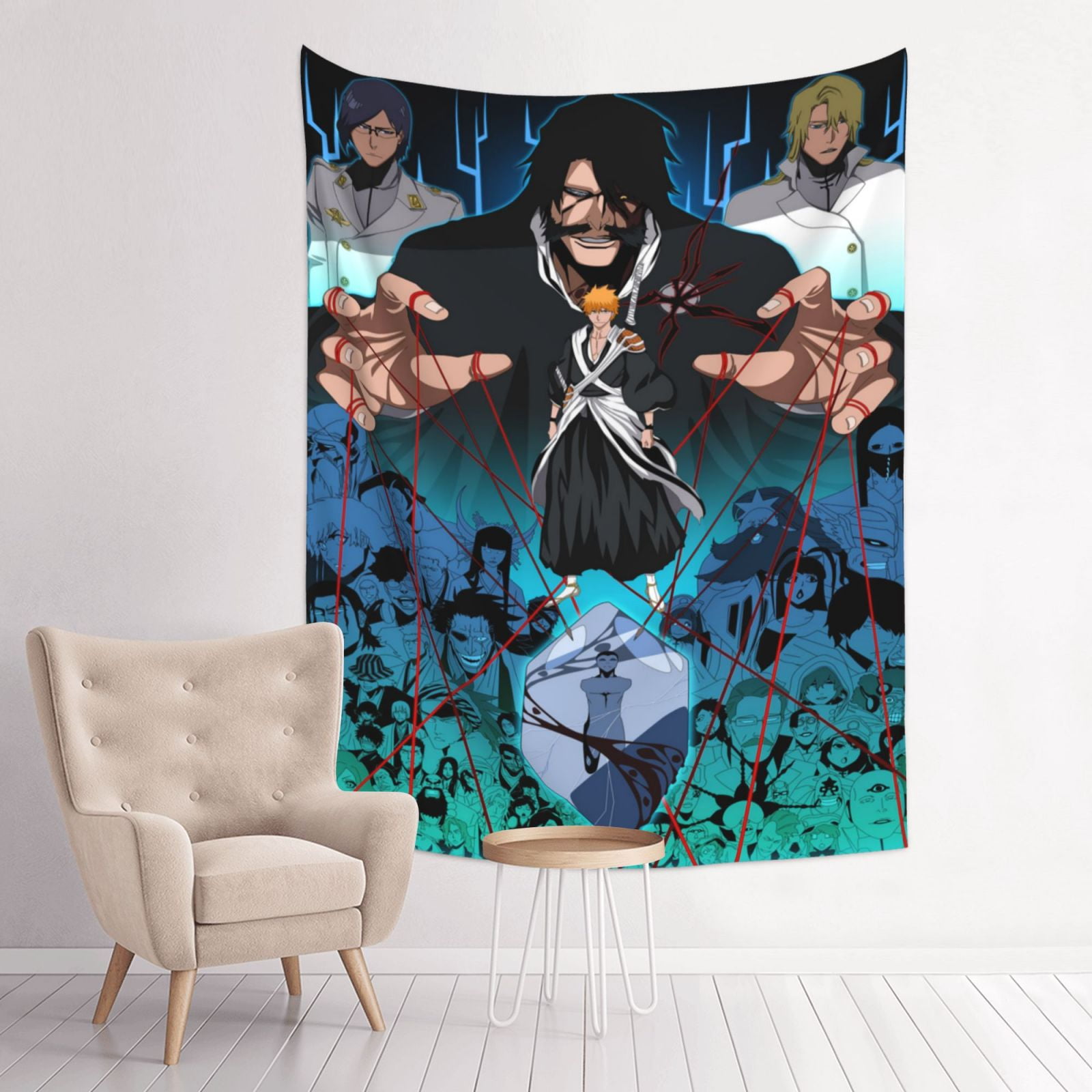Bleach Tapestry Anime Poster Large Background Wall Art Bedroom Wall ...
