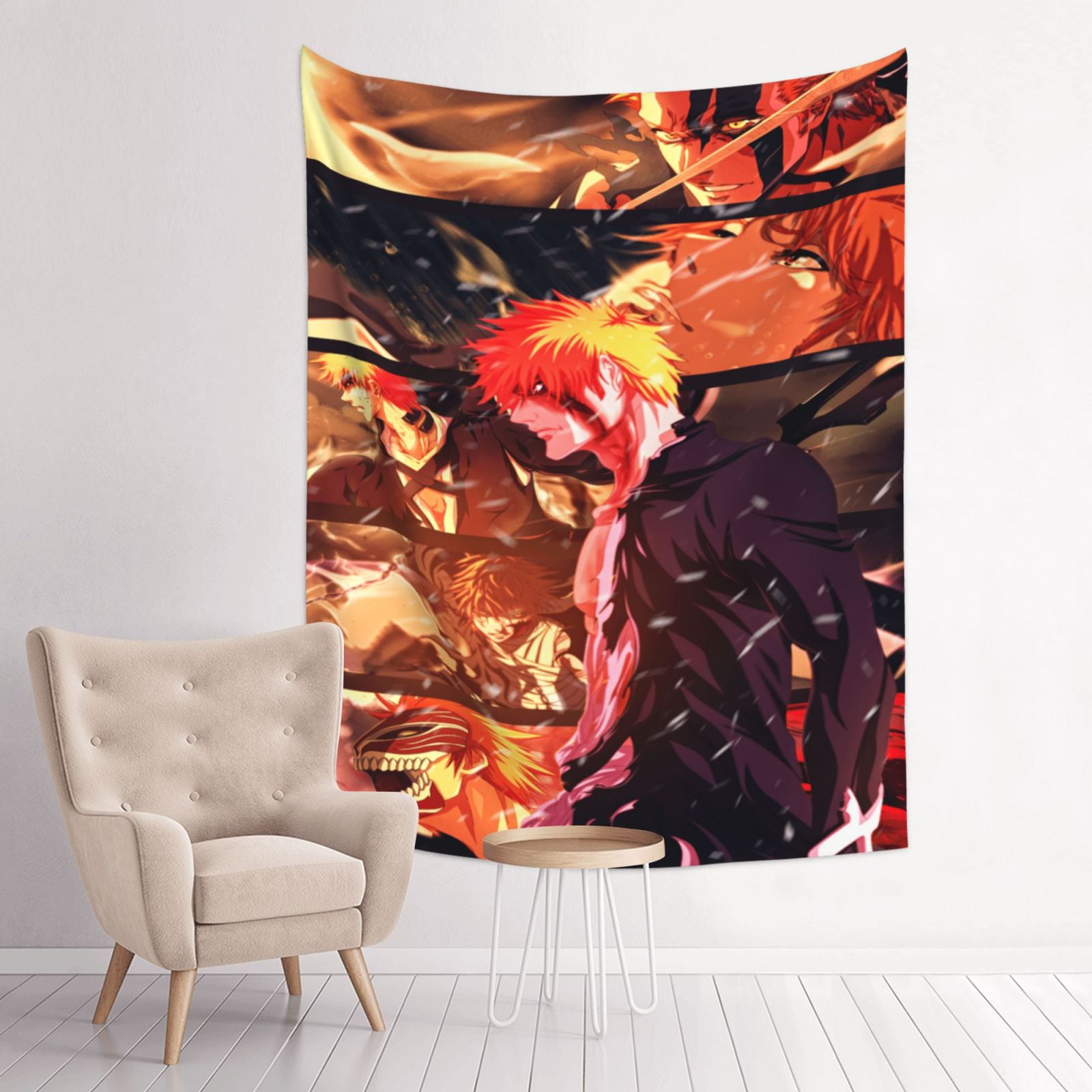 Bleach Tapestry Anime Poster Large Background Wall Art Bedroom Wall ...