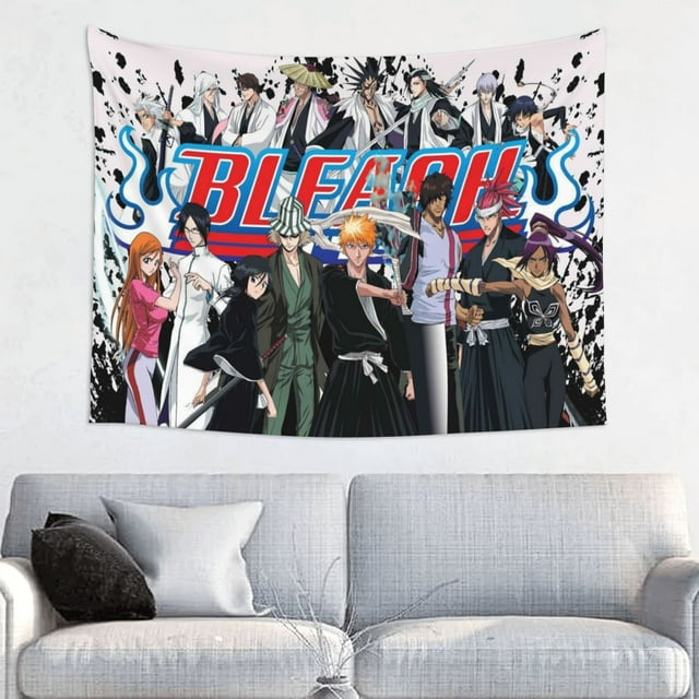 Bleach Tapestry Anime Poster Large Background Wall Art Bedroom Wall ...