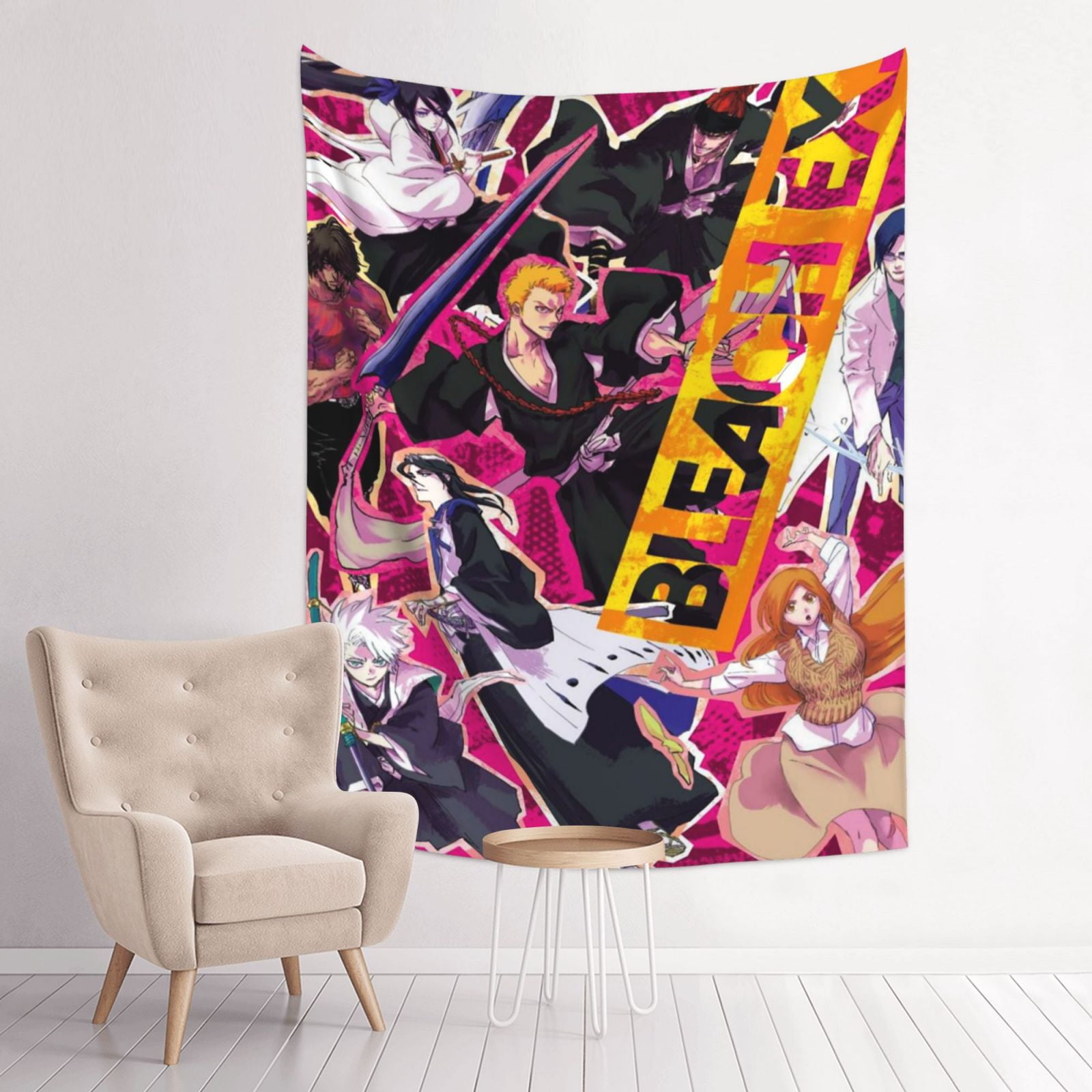 Bleach Tapestry Anime Poster Large Background Wall Art Bedroom Wall ...