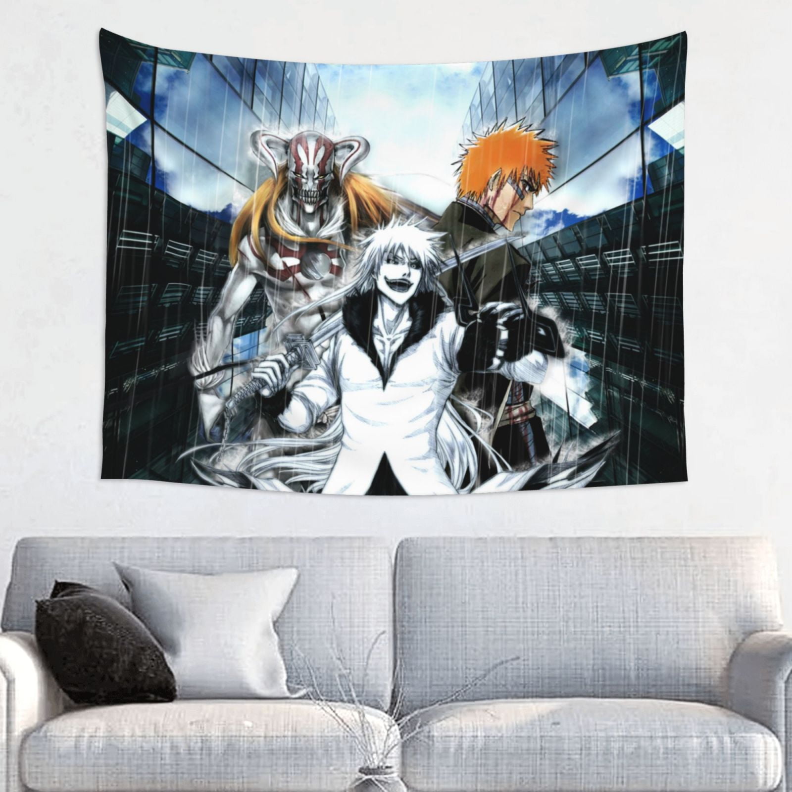 Bleach Tapestry Anime Poster Large Background Wall Art Bedroom Wall ...