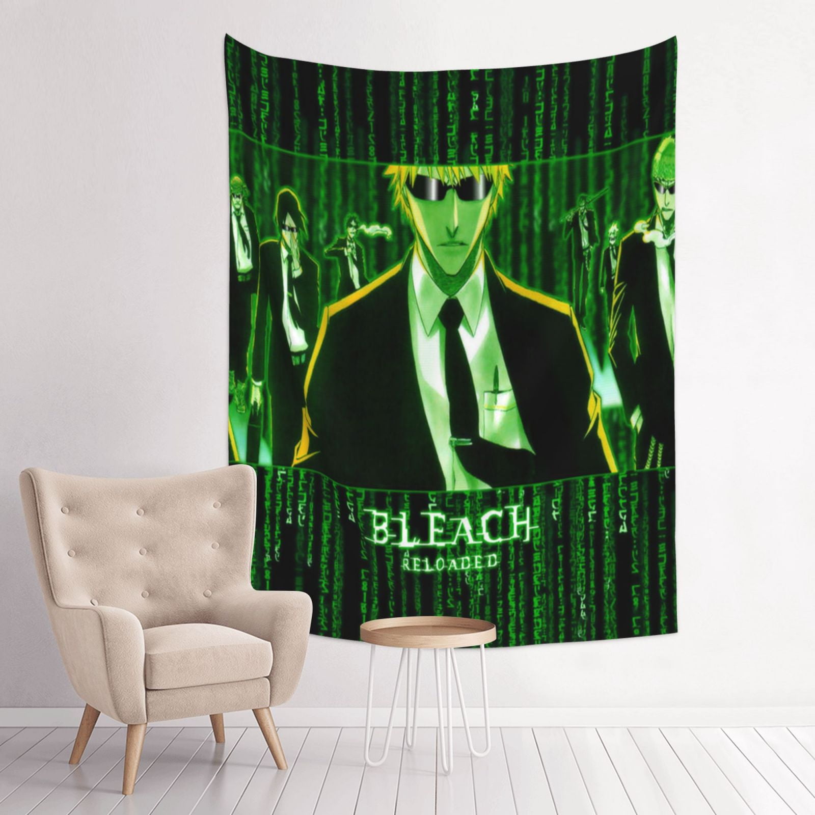Bleach Tapestry Anime Poster Large Background Wall Art Bedroom Wall ...