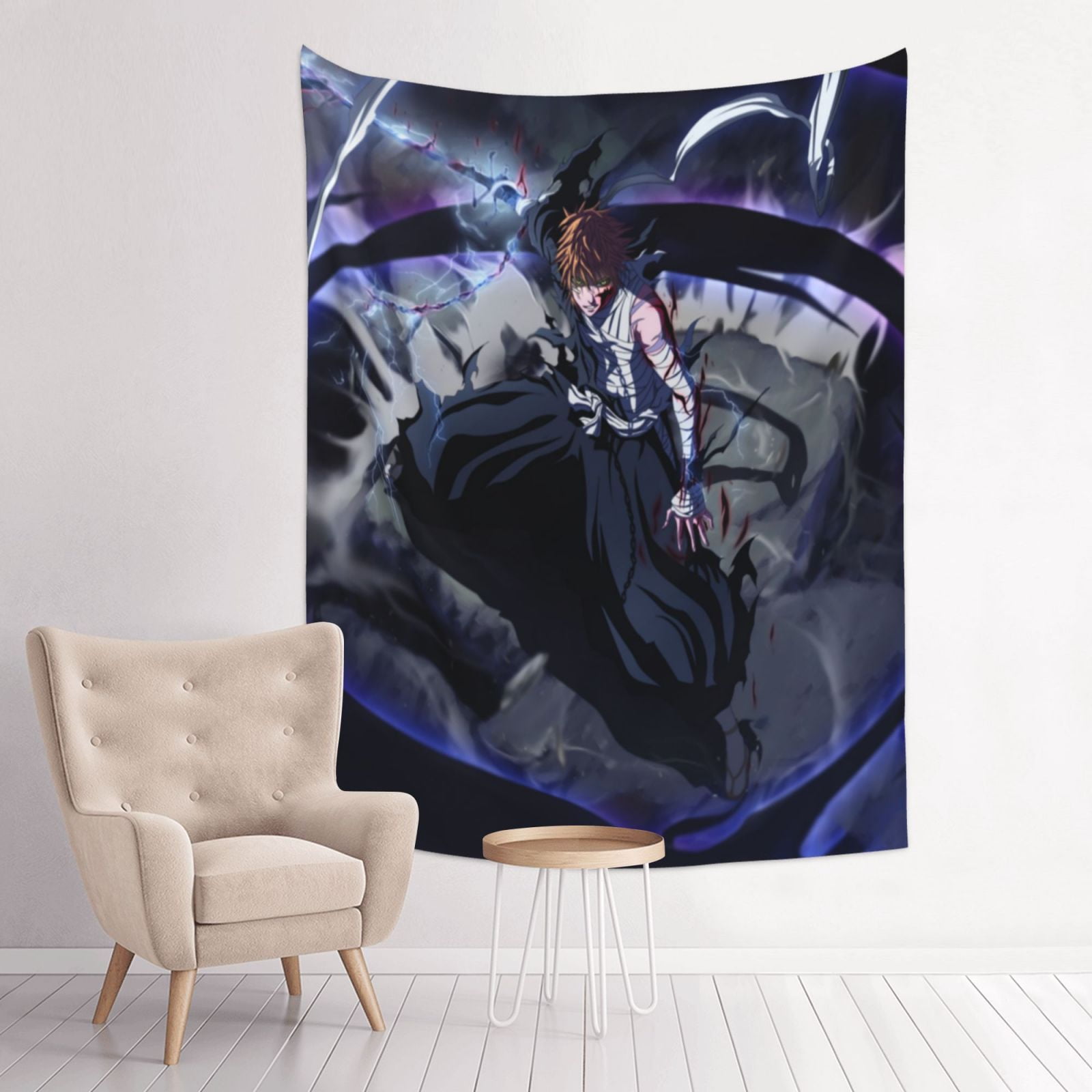 Bleach Tapestry Anime Poster Large Background Wall Art Bedroom Wall ...