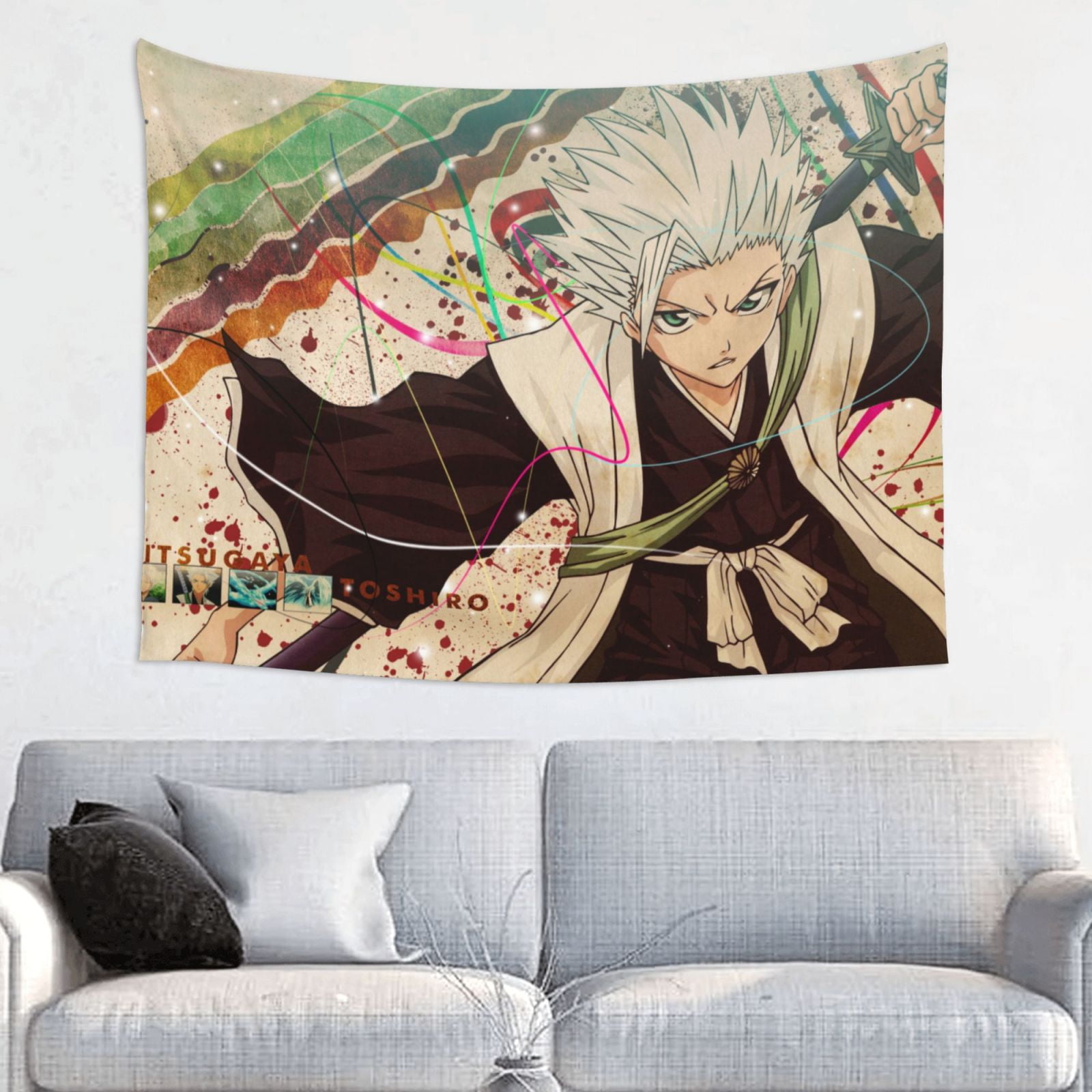 Bleach Tapestry Anime Poster Large Background Wall Art Bedroom Wall ...