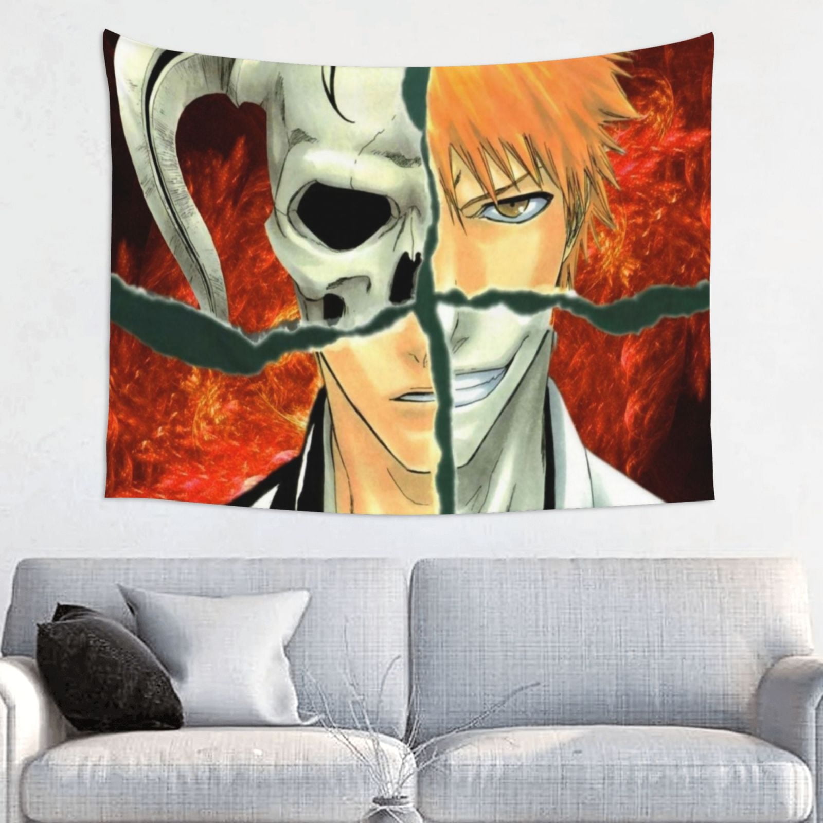 Bleach Tapestry Anime Poster Large Background Wall Art Bedroom Wall ...