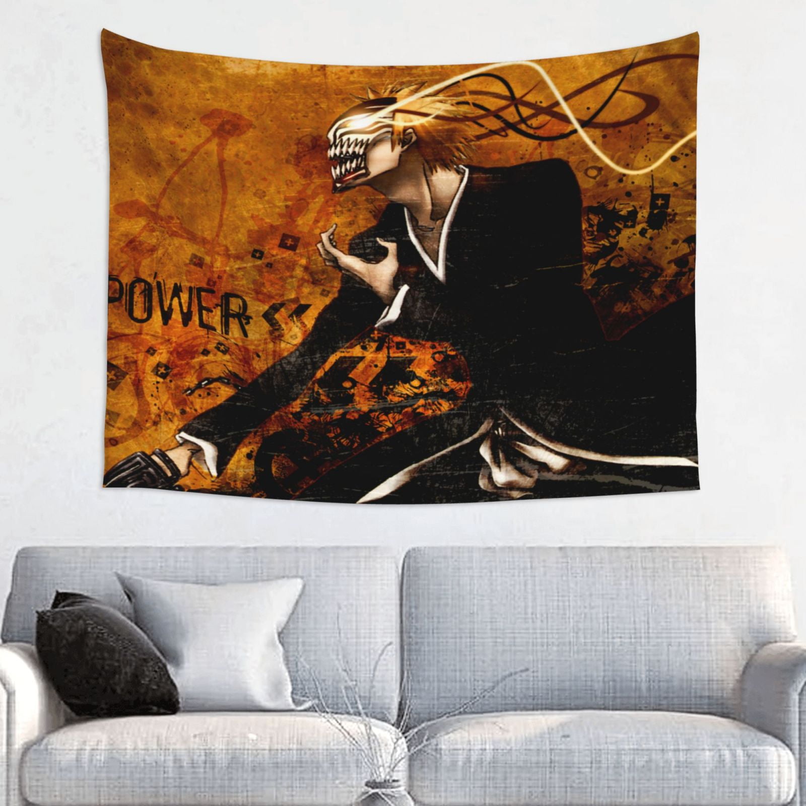 Bleach Tapestry Anime Poster Large Background Wall Art Bedroom Wall ...