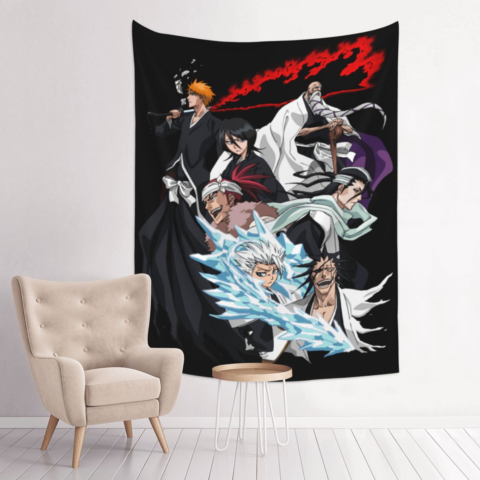 Bleach Tapestry Anime Poster Large Background Wall Art Bedroom Wall ...