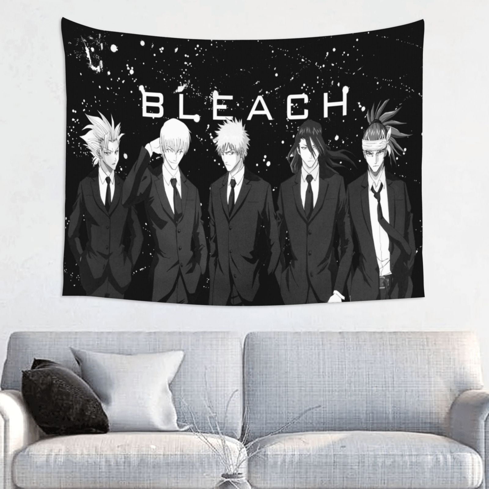 Bleach Tapestry Anime Poster Large Background Wall Art Bedroom Wall ...