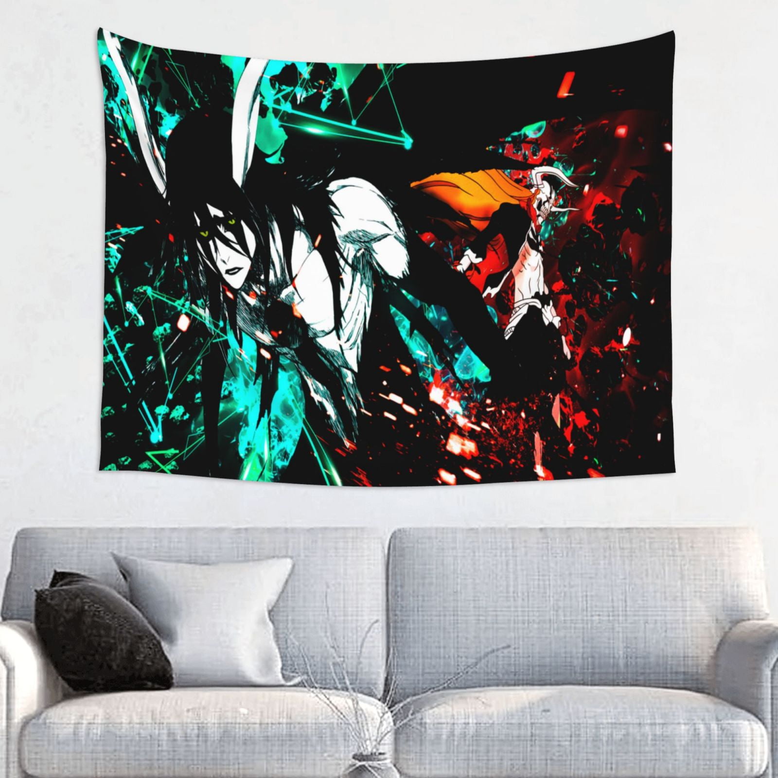 Bleach Tapestry Anime Poster Large Background Wall Art Bedroom Wall ...