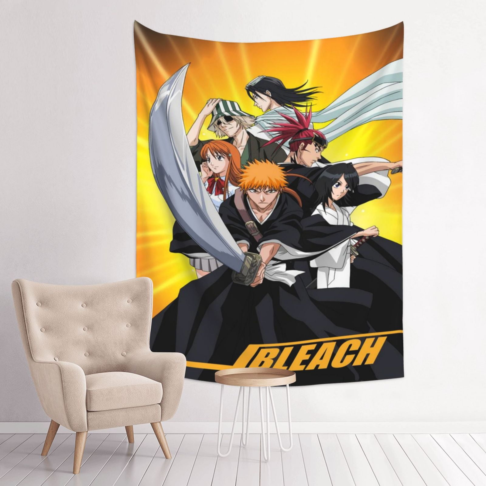 Bleach Tapestry Anime Poster Large Background Wall Art Bedroom Wall ...