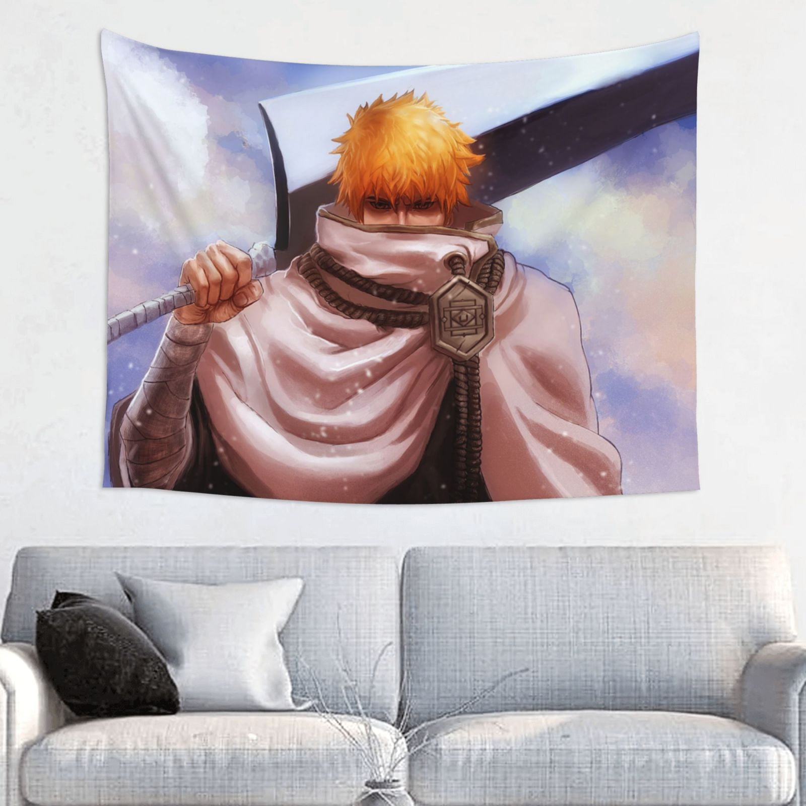 Bleach Tapestry Anime Poster Large Background Wall Art Bedroom Wall ...