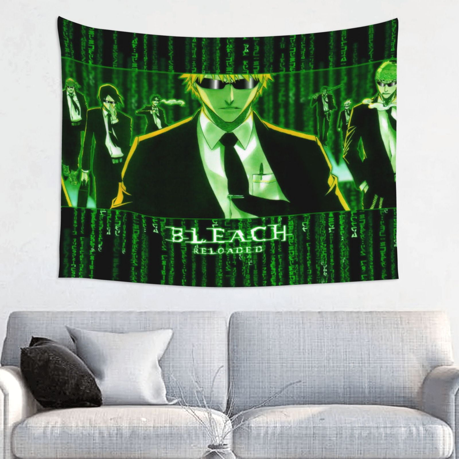 Bleach Tapestry Anime Poster Large Background Wall Art Bedroom Wall ...