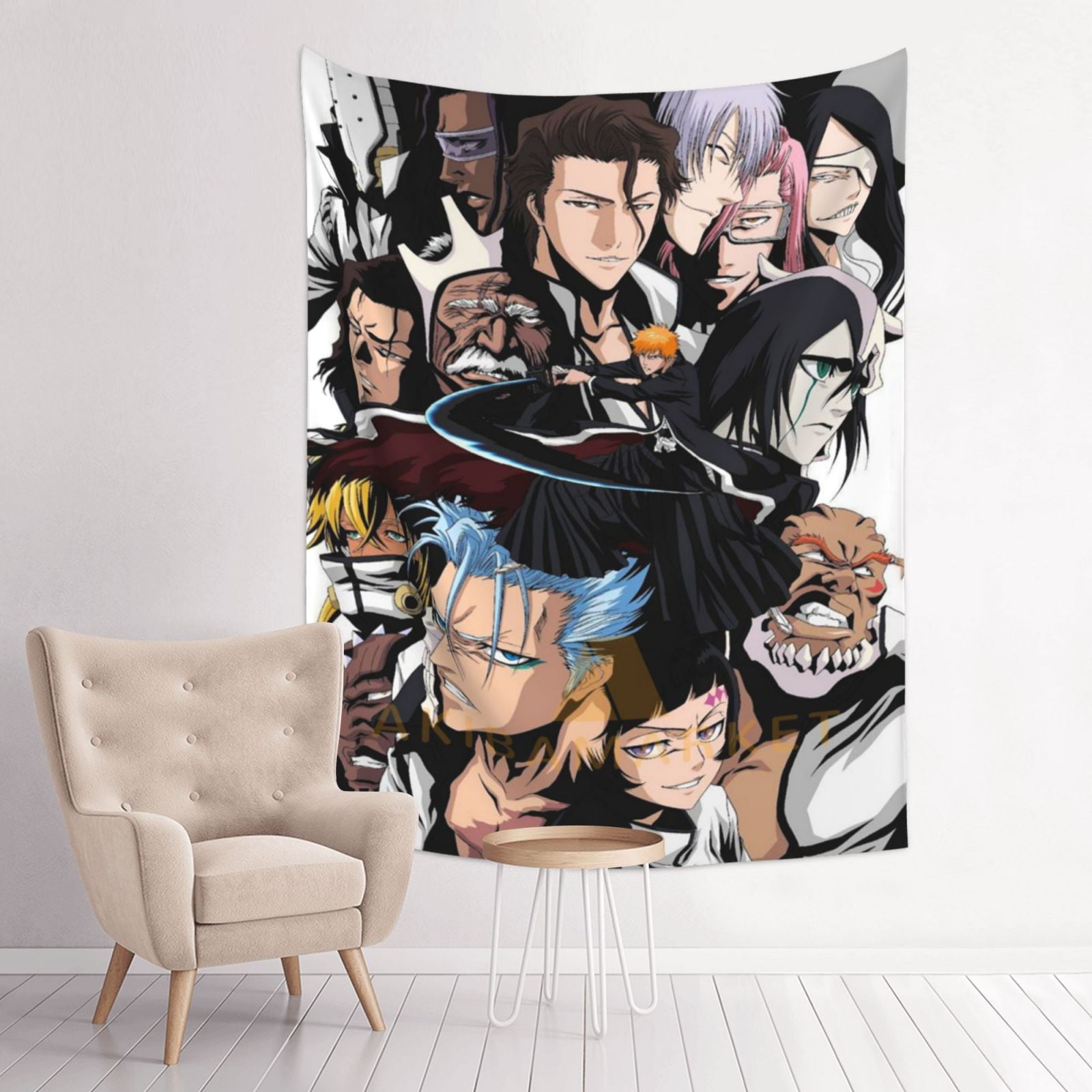 Bleach Tapestry Anime Poster Large Background Wall Art Bedroom Wall ...