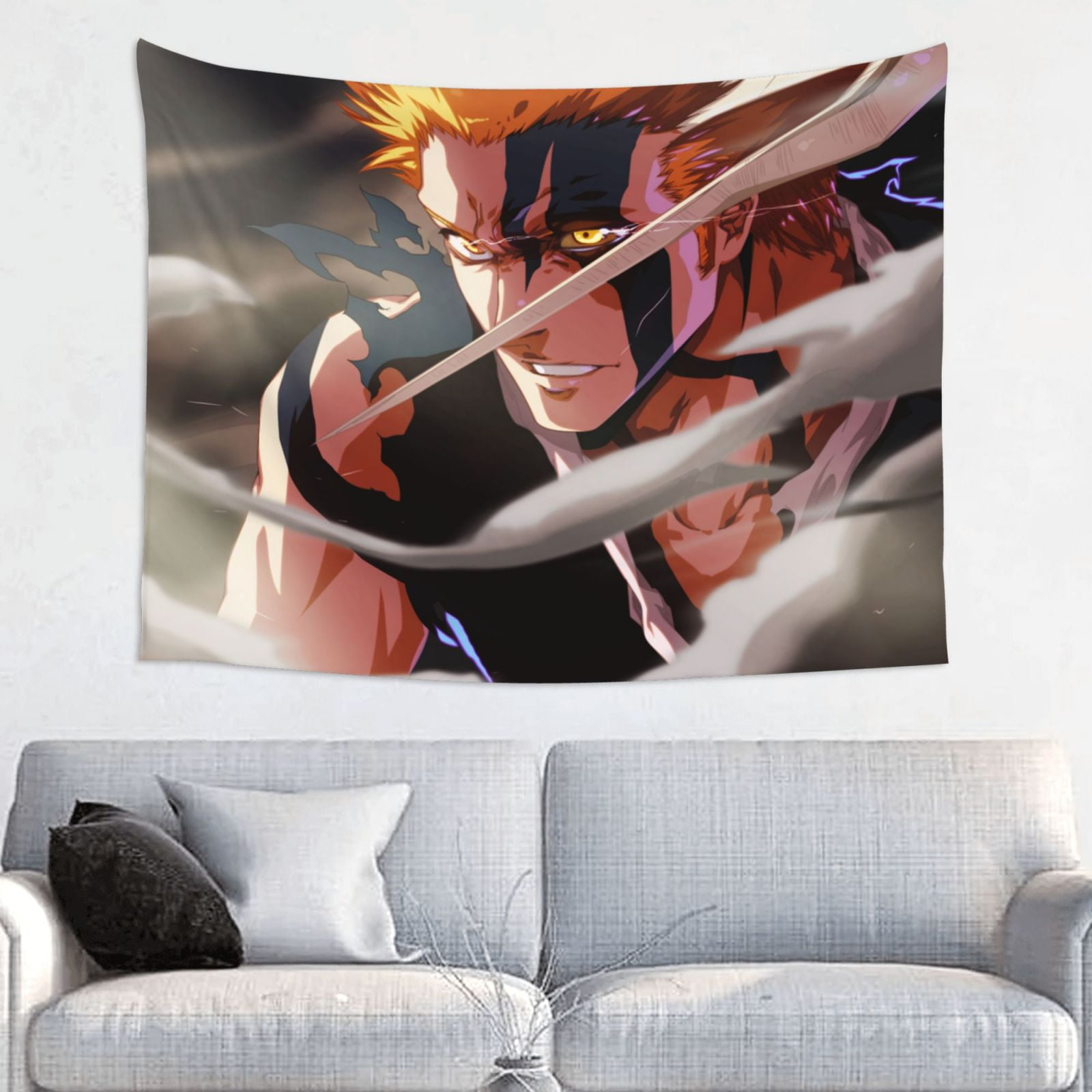 Bleach Tapestry Anime Poster Large Background Wall Art Bedroom Wall ...