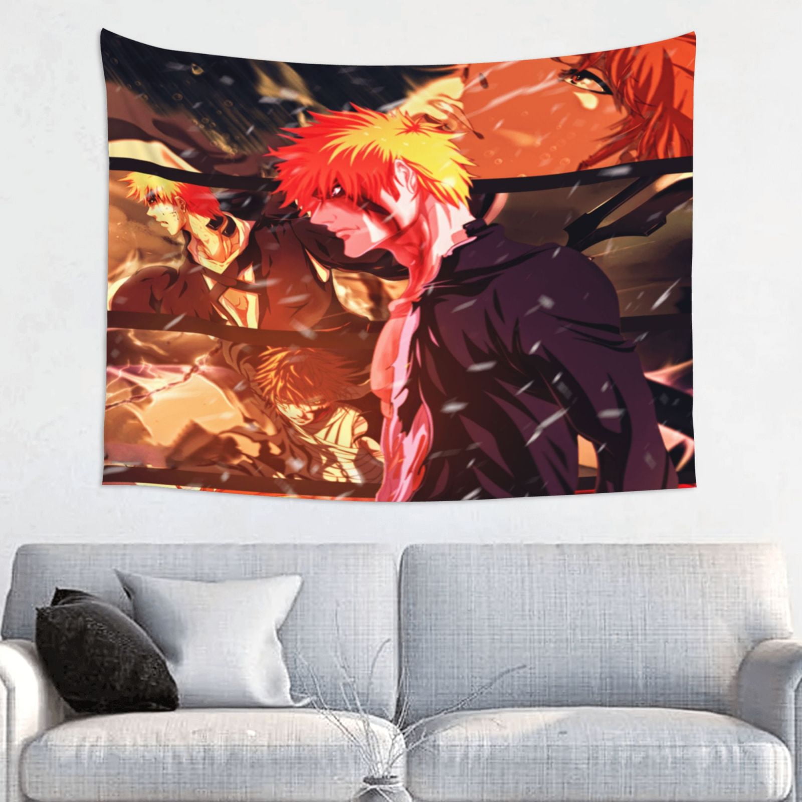 Bleach Tapestry Anime Poster Large Background Wall Art Bedroom Wall ...